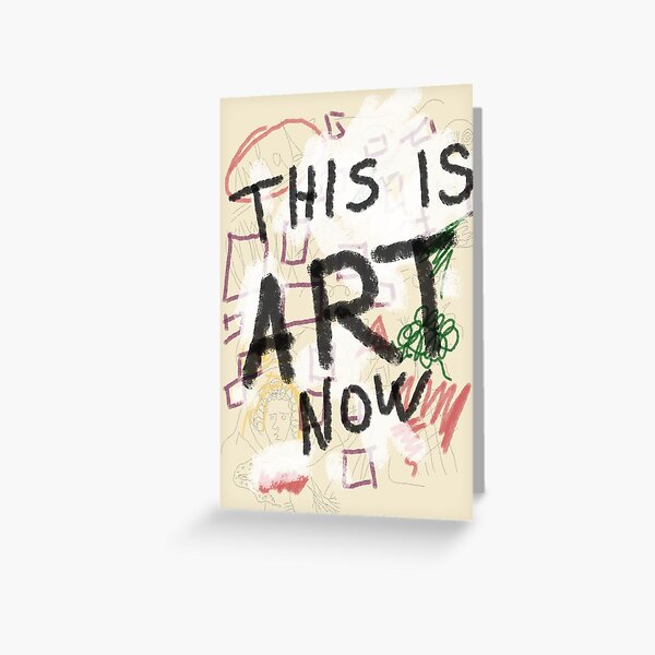 Contemporary Art Greeting Cards | Redbubble