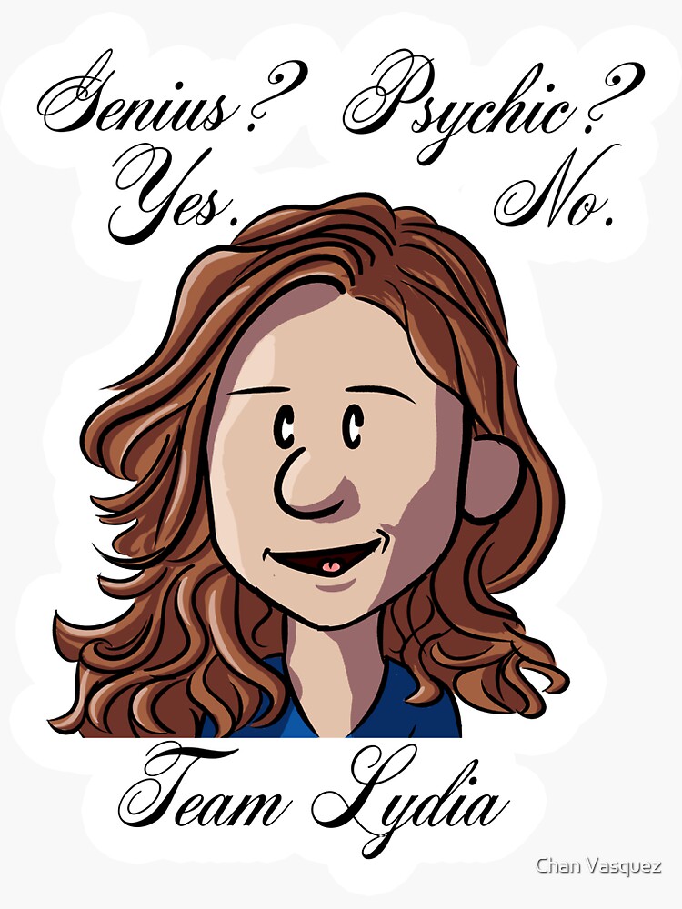 "Teen Wolf Portraits - Lydia" Sticker by chanvasquez | Redbubble