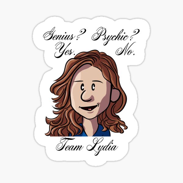 "Teen Wolf Portraits - Lydia" Sticker by chanvasquez | Redbubble
