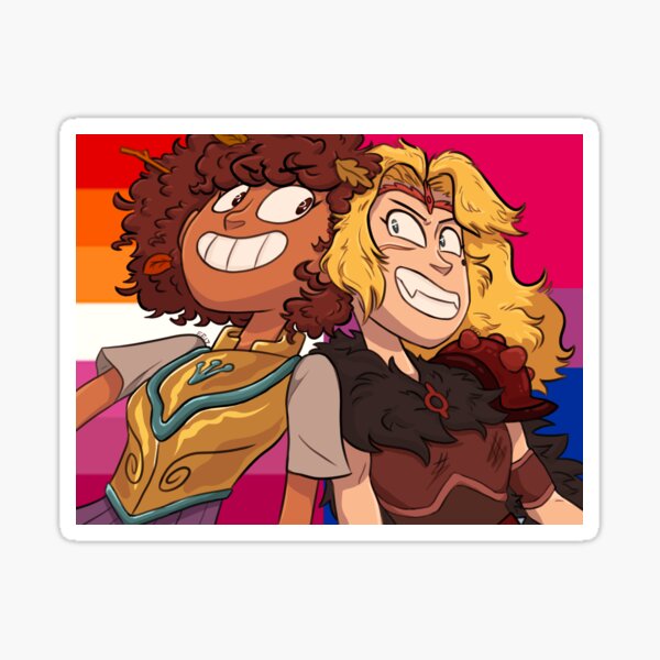 "Sashanne Screenshot Redraw (Amphibia)" Sticker for Sale by FireFERN171 | Redbubble