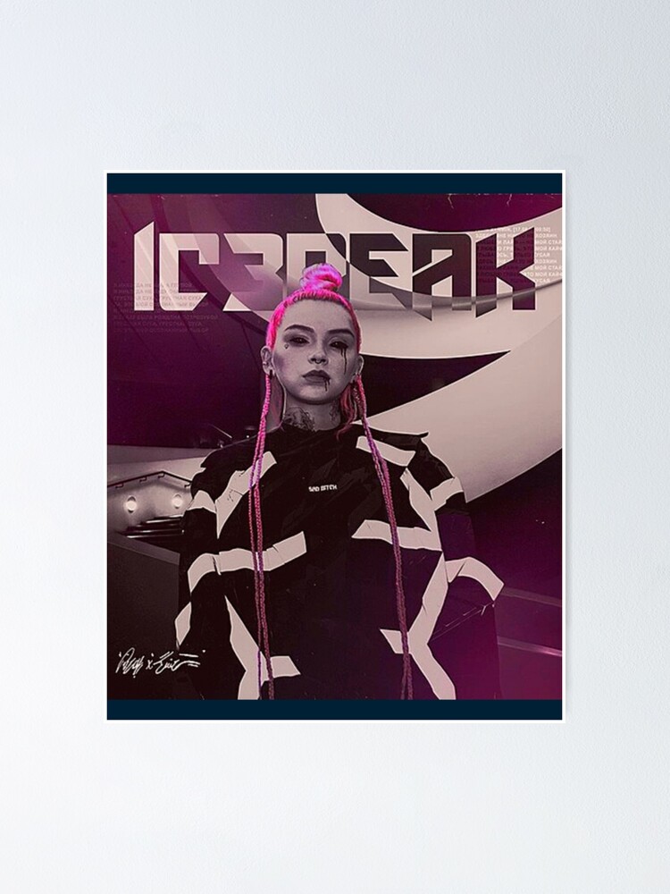 "IC3PEAK " Poster for Sale by MunsterIce | Redbubble