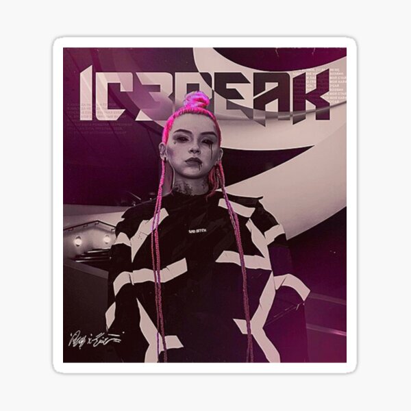 "IC3PEAK " Sticker for Sale by MunsterIce | Redbubble