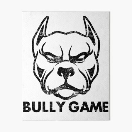 "American Bully Game" Art Board Print by glendasalgado | Redbubble
