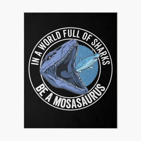 "Mosasaurus Breach Attack" Art Board Print for Sale by chrisomatico ...