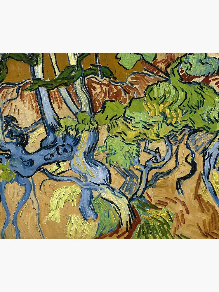 "Tree Roots by Vincent van Gogh (July 1890)" Tapestry for Sale by ...