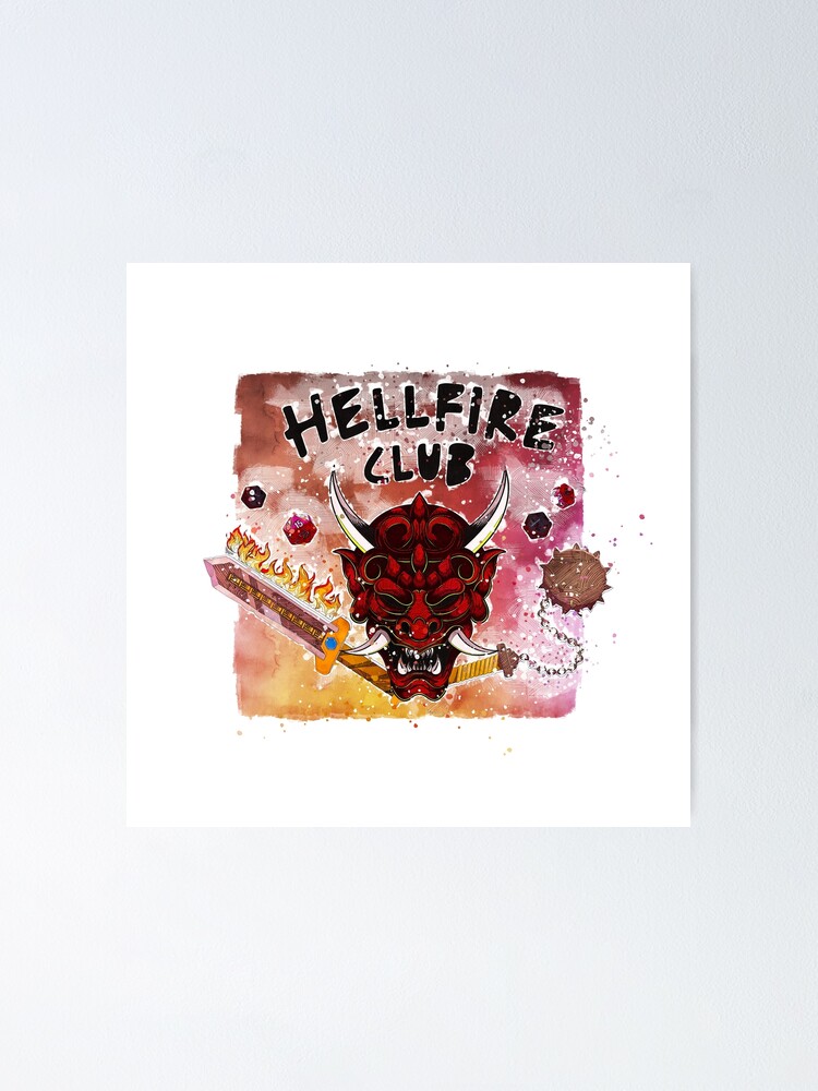 "Stranger Things - Hellfire Club" Poster for Sale by Akandesigns ...