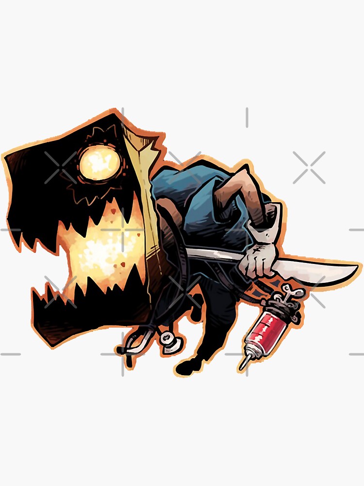 "Rainbow Girls Boys Doctor Faust Ggst Sticker And Magnet Awesome Anime ...