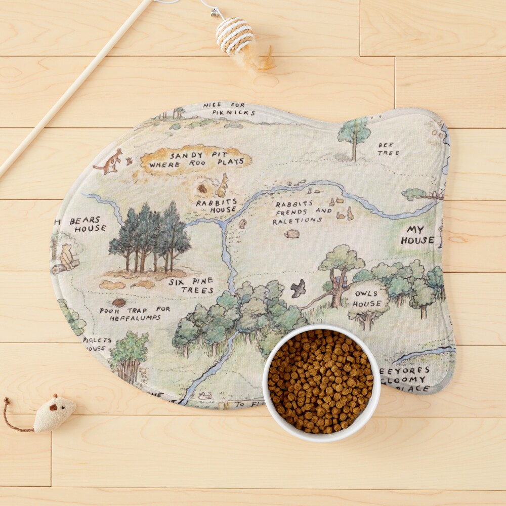 "Hundred Acre Wood Map" Poster for Sale by Rainbows Galore | Redbubble