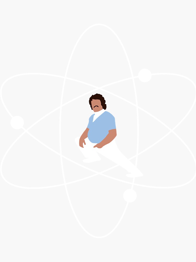 "Graphic Nacho Libre Nucleus Gifts Men" Sticker for Sale by ...