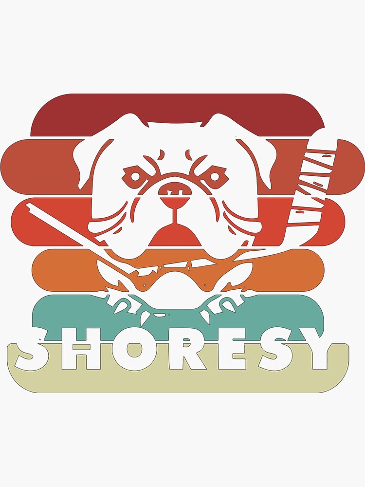 "SHORESY" Sticker for Sale by tergopsede | Redbubble