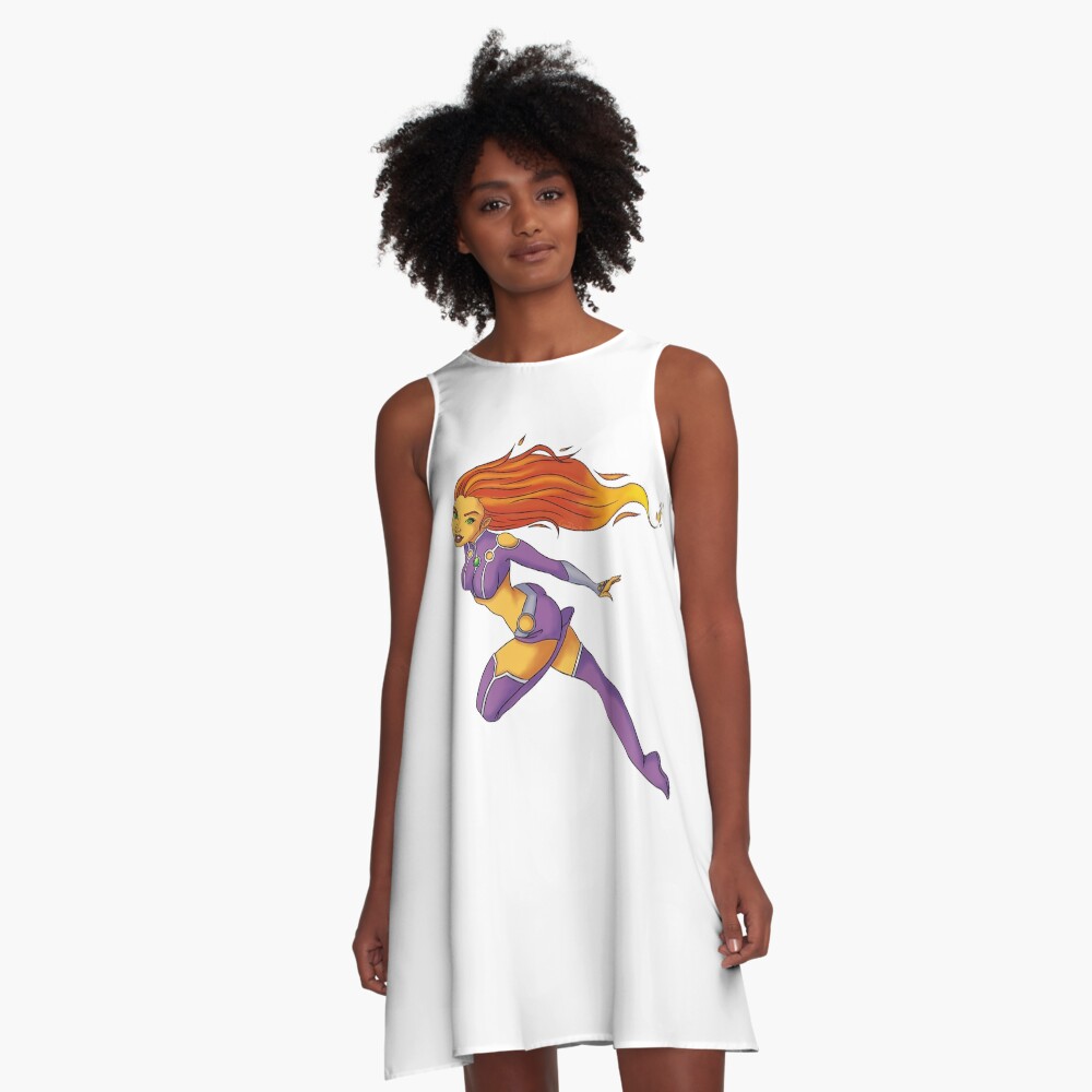 "Starfire" A-Line Dress for Sale by GrimDoll | Redbubble