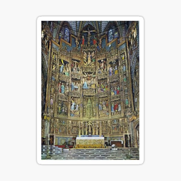 "Gothic cathedral altar" Sticker for Sale by arkitekta | Redbubble
