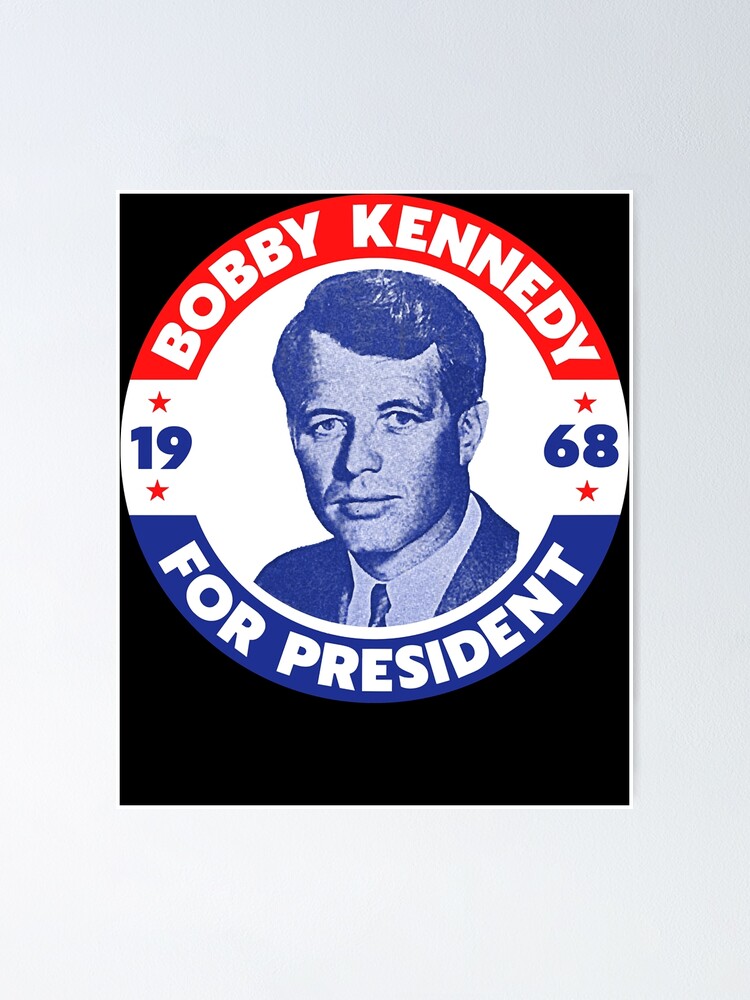"Music Retro Robert Kennedy For President Vote Bobby In 1968 Funny ...