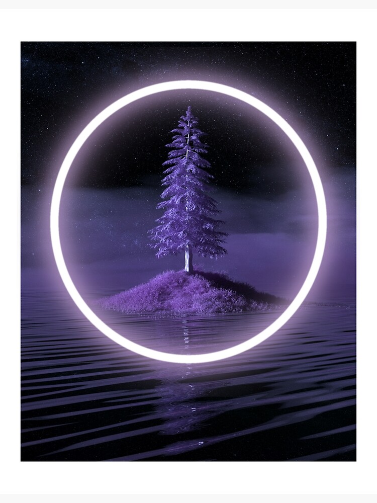 "Neon Magical Ring Portal I" Poster for Sale by PrashaArt | Redbubble