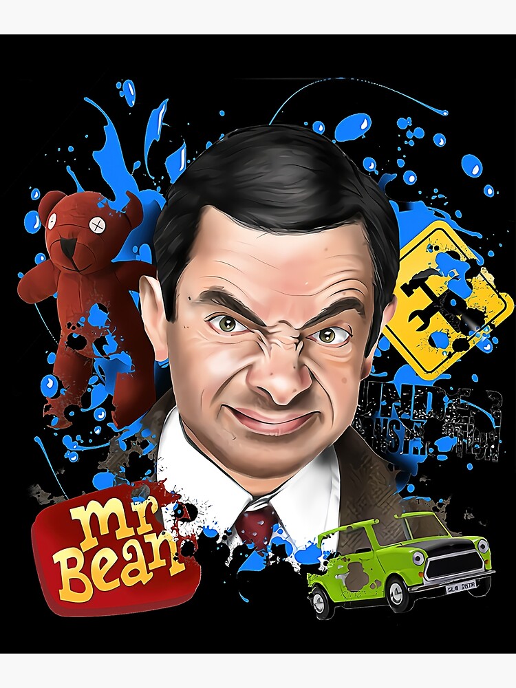 "Mr bean, bear funny" Poster for Sale by Lylybrands | Redbubble