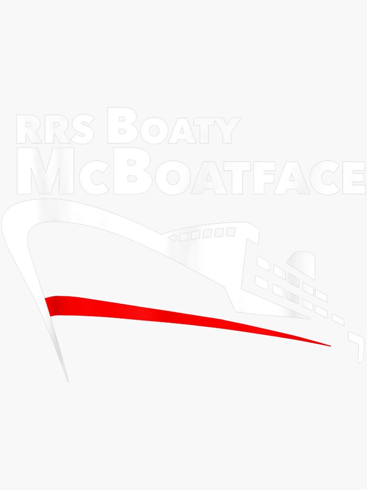 "RRS Boaty McBoatface Research Boat Ship NERC UK" Sticker for Sale by ...