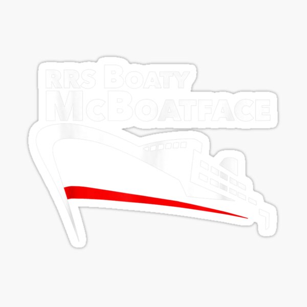"RRS Boaty McBoatface Research Boat Ship NERC UK" Sticker for Sale by ...