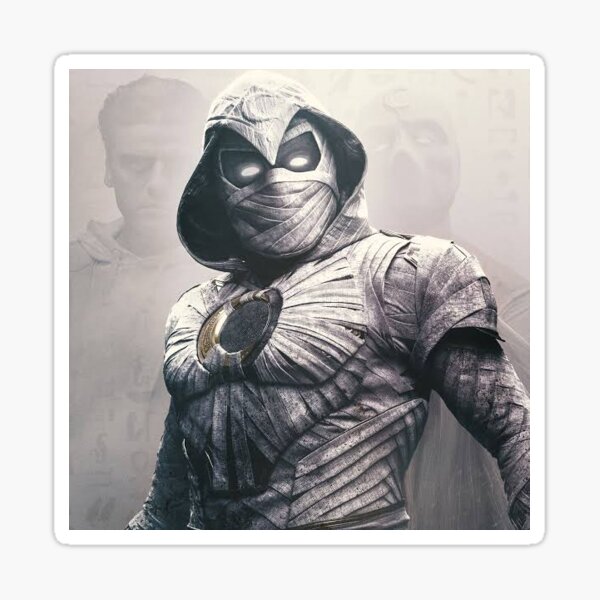 "Moon Knight" Sticker for Sale by Wafabaloch | Redbubble