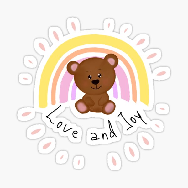 "Little Bear " Sticker for Sale by Nora-line | Redbubble