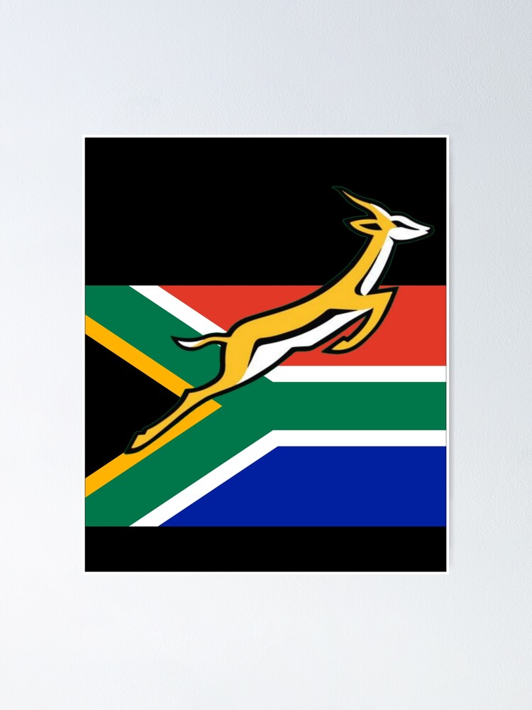 "Springboks rugby sa springboks rugby " Poster for Sale by World-sport ...