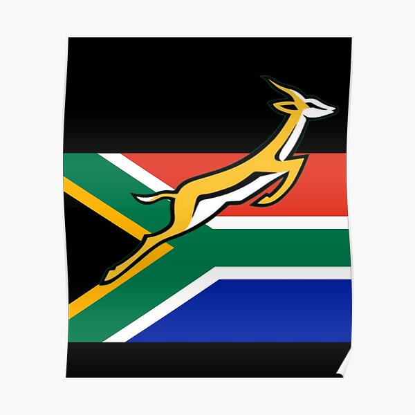 "Springboks rugby sa springboks rugby " Poster for Sale by World-sport ...