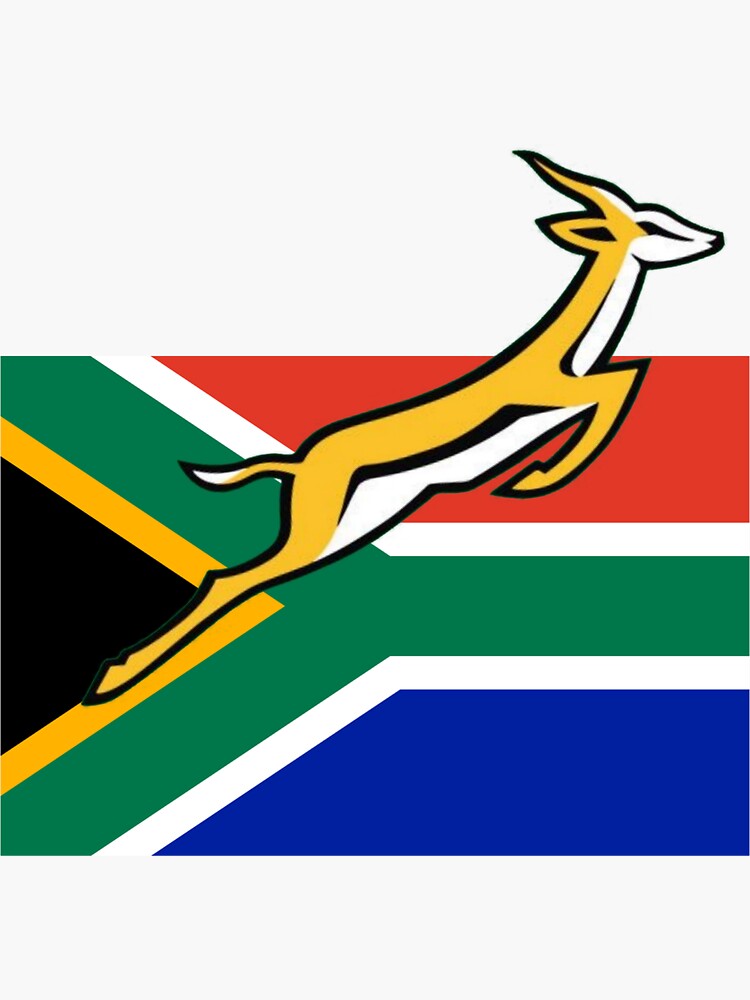 "Springboks rugby sa springboks rugby " Sticker for Sale by World-sport ...