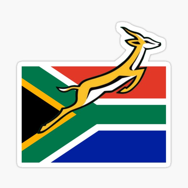 "Springboks rugby sa springboks rugby " Sticker for Sale by World-sport ...
