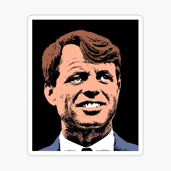 "Retro Rfk-1968 Awesome For Movie Fan" Sticker for Sale by Rositahicks ...