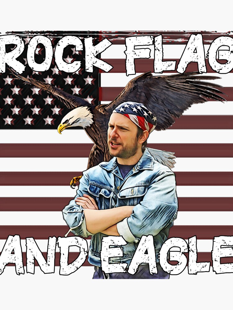"Rock Flag and Eagle " Sticker for Sale by hocdeptrai102 | Redbubble