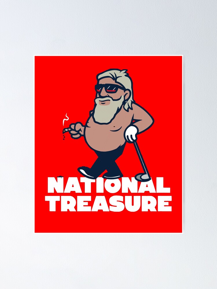 "John Daly Merch Daly National Treasure Shirt" Poster for Sale by ...