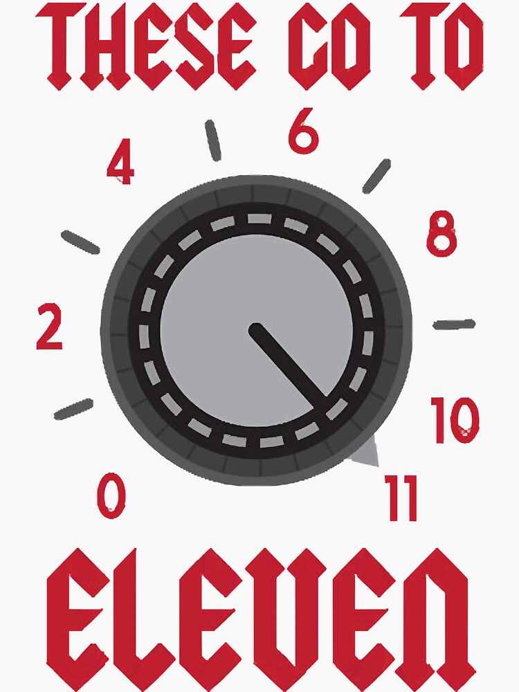 "Eleven " Sticker by PakCuk820 | Redbubble