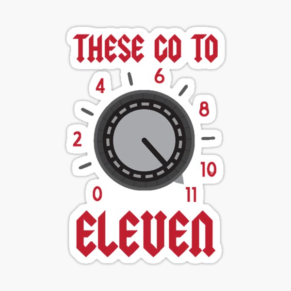 "Eleven " Sticker by PakCuk820 | Redbubble