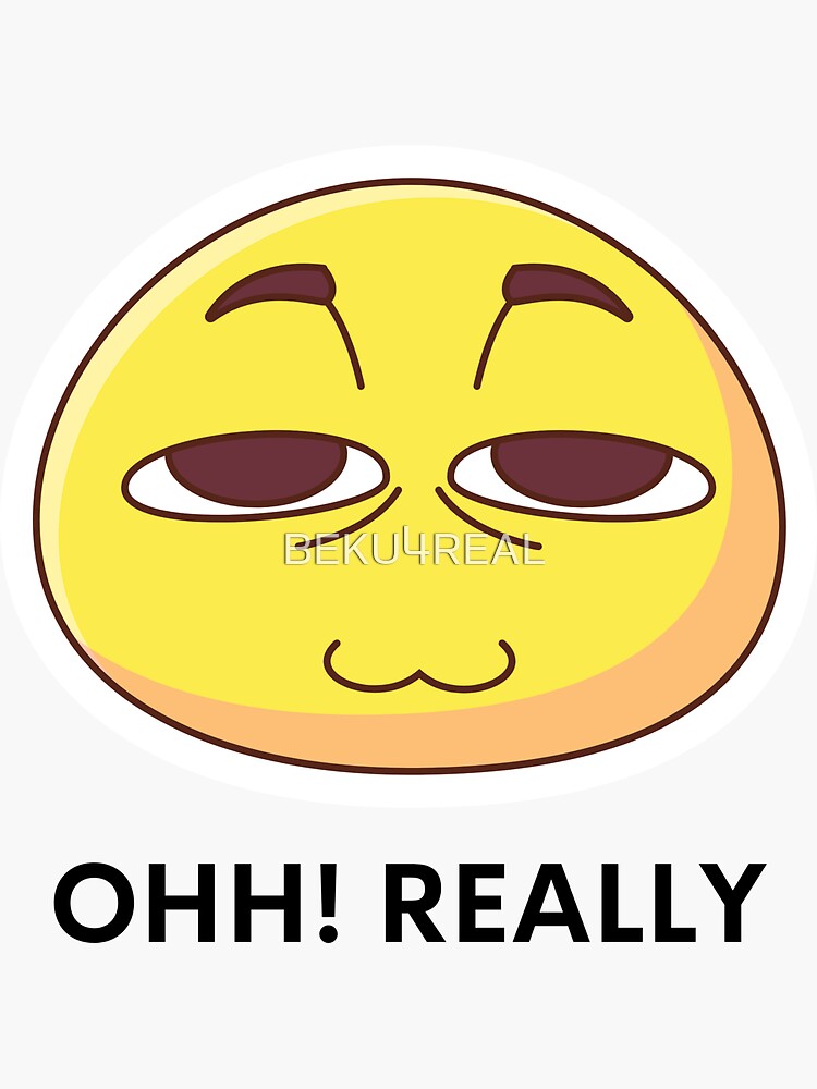 "OHH!! REALLY funny meme " Sticker for Sale by BEKU4REAL | Redbubble