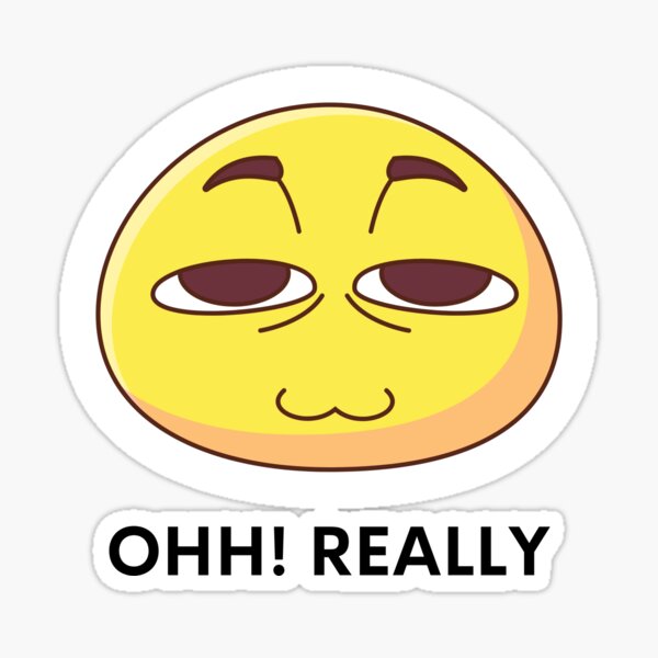 "OHH!! REALLY funny meme " Sticker for Sale by BEKU4REAL | Redbubble