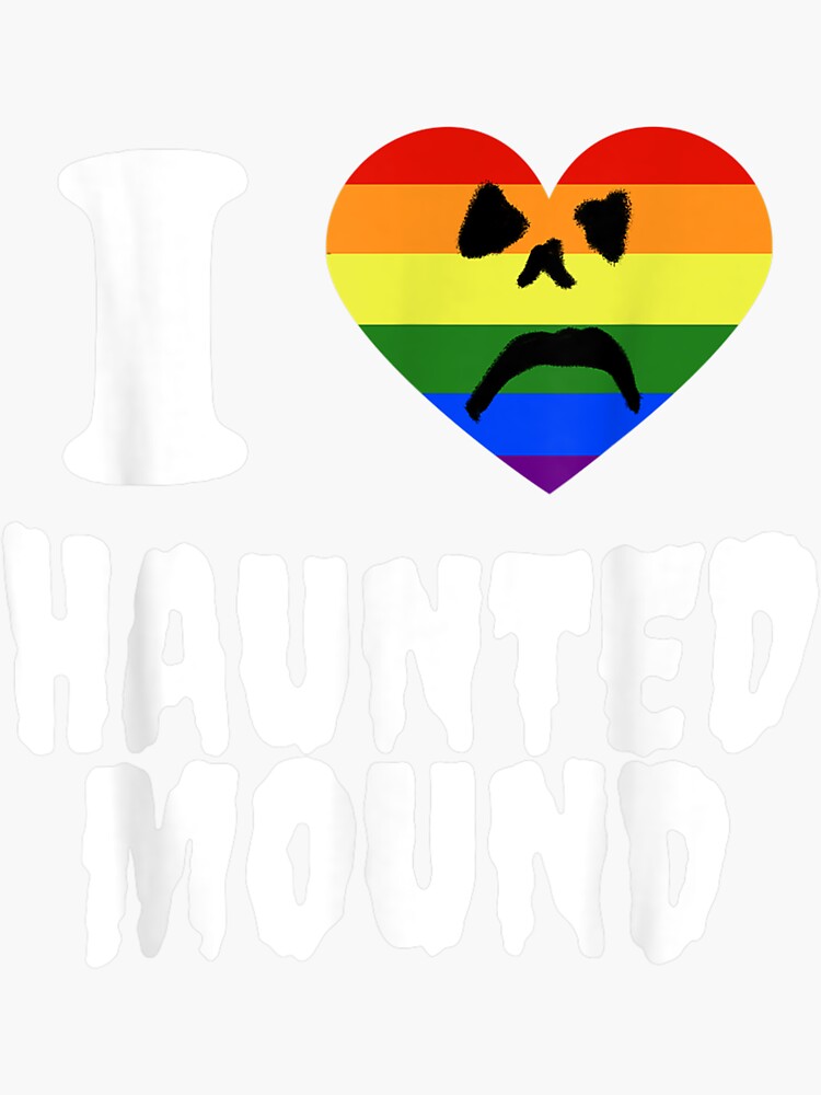 "mound haunted mound haunted mound haunted mound haunted" Sticker for ...