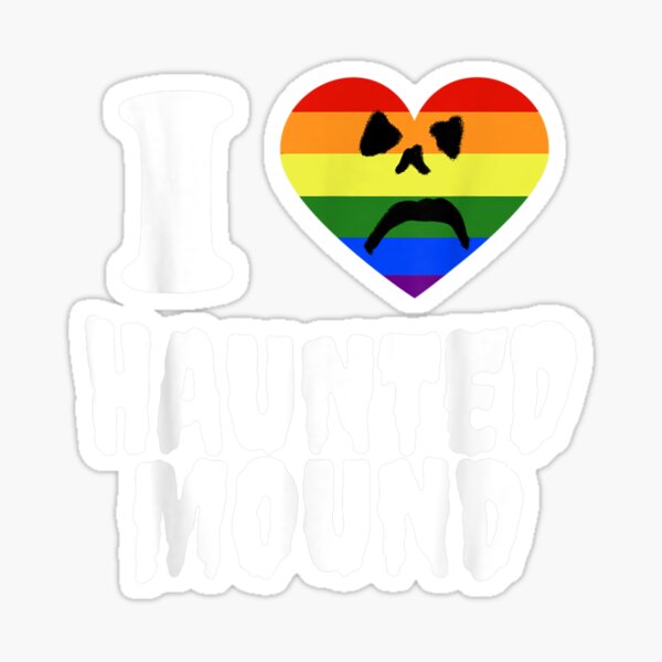 "mound haunted mound haunted mound haunted mound haunted" Sticker for ...