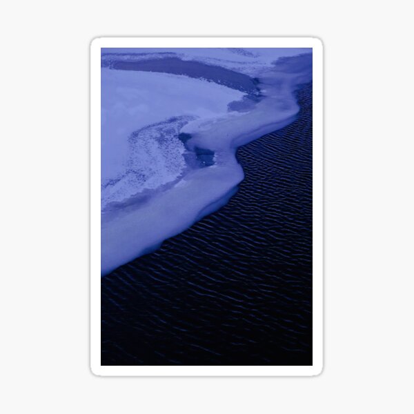 "White and Blue Ocean Wave" Sticker for Sale by Rokisha | Redbubble