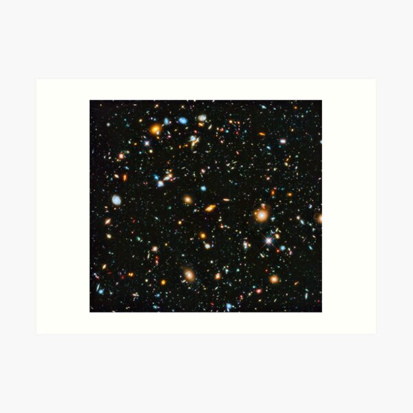 "Hubble Extreme Deep Field (UV)" Art Print by HeadRubble | Redbubble