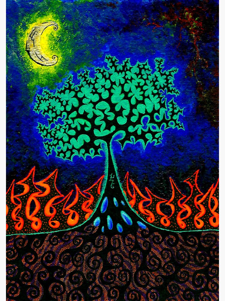 "uranium tree " Sticker by eSaturn | Redbubble