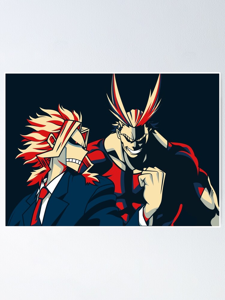 "My Hero Academia : All Might Smile" Poster for Sale by hidayahcreative ...