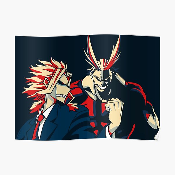 "My Hero Academia : All Might Smile" Poster for Sale by hidayahcreative ...