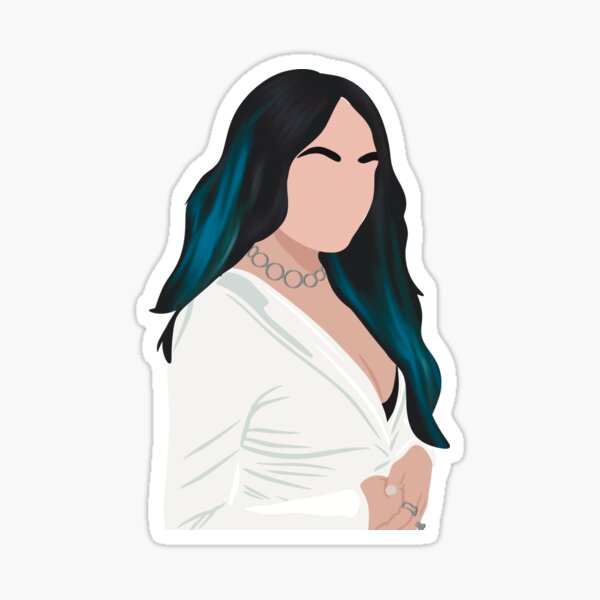 "Janel #1" Sticker for Sale by Rosadarose | Redbubble