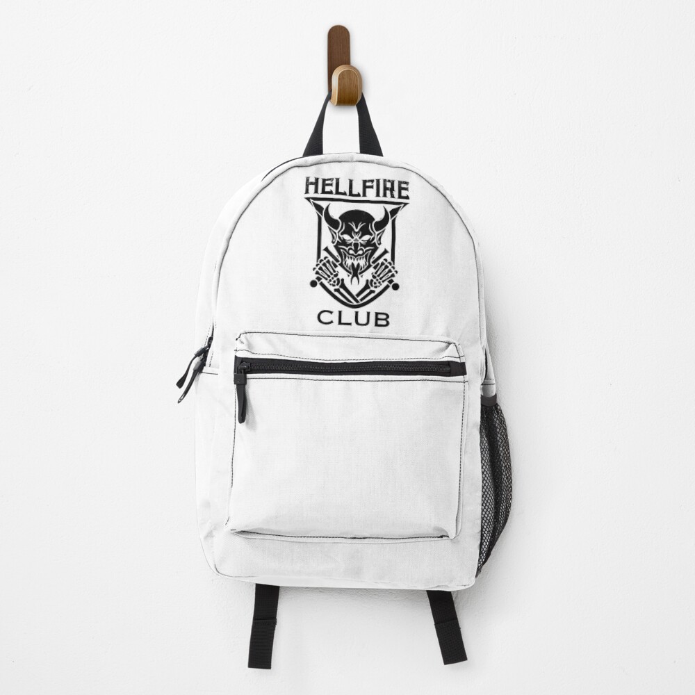 "Hellfire Club style, Stranger Things." Backpack for Sale by fifiishop ...