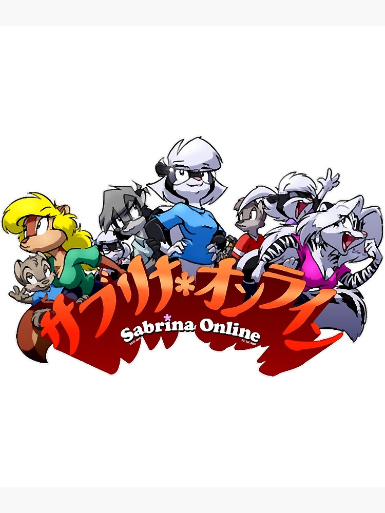 "Sabrina Online Japanese Logo" Poster for Sale by DavidHapper | Redbubble