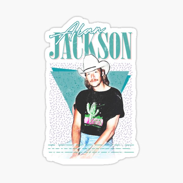 "Alan Jackson" Sticker for Sale by shopSCA-32 | Redbubble