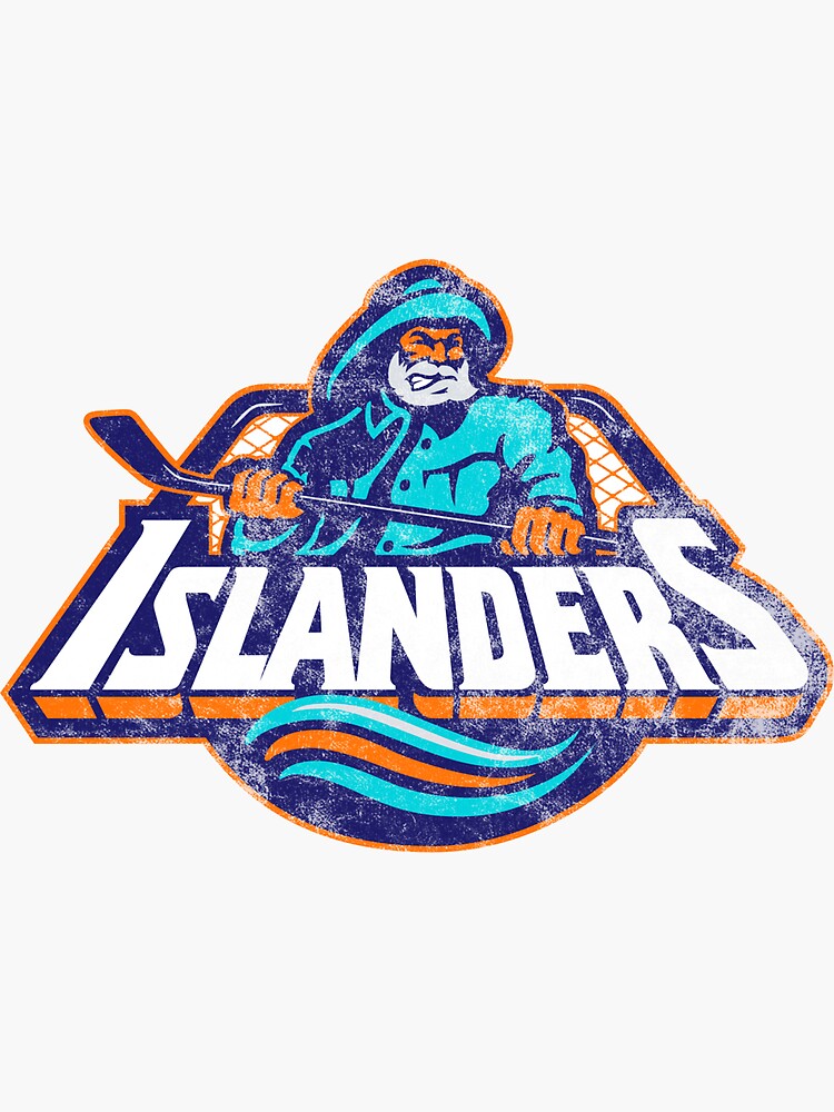 "Islanders Fisherman Logo - Faded Look" Sticker for Sale by aloffredo ...