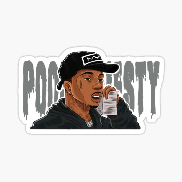 "Pooh Shiesty" Sticker for Sale by HaugenOConnor | Redbubble