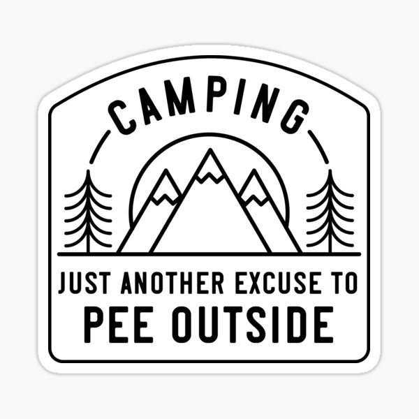 "I love Peeing Outside" Sticker by tldeutsch | Redbubble
