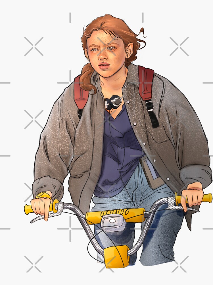 "Maxine from Stranger Things " Sticker for Sale by oxonoo | Redbubble