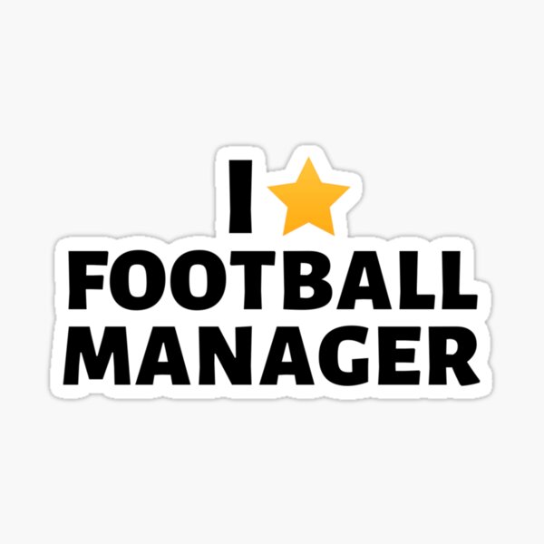 "I Love Football Manager (Star Design)" Sticker for Sale by LoadFM ...